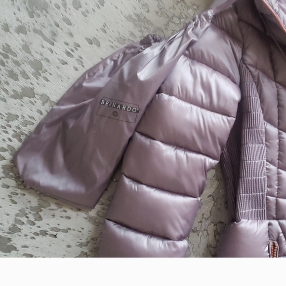 Bernardo | Jackets & Coats | Bernardo Quilted Jacket Lilac Packable ...
